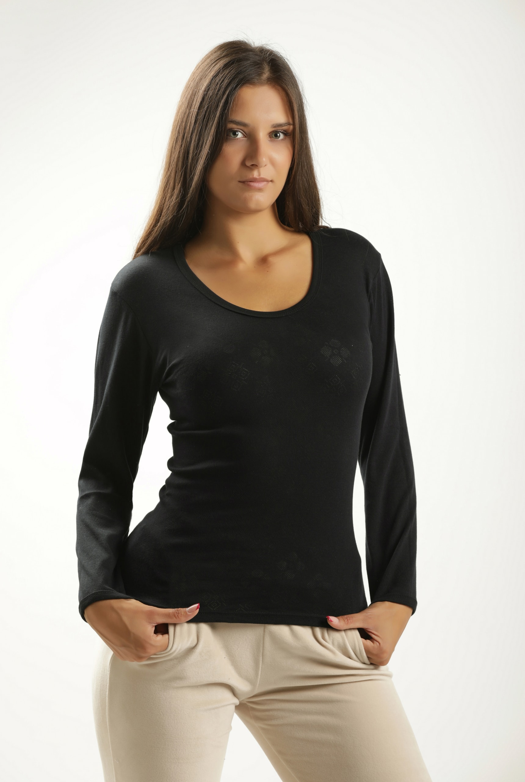 Ženska majica dugih rukava (potkošulja) - bearunderwear.rs
